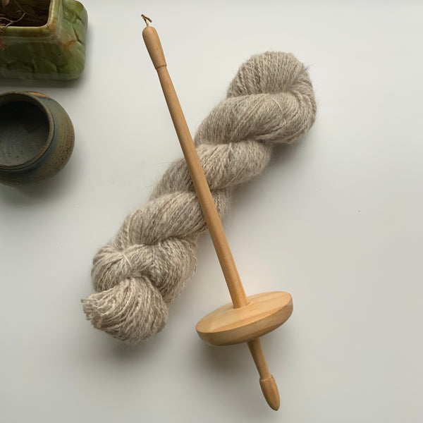 Handcrafted Beginner Drop Spindle (fibre not included) – Spinning Top Fibre